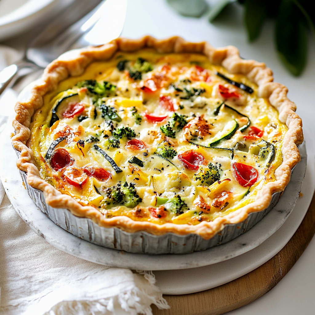 Springtime Vegetable Quiche