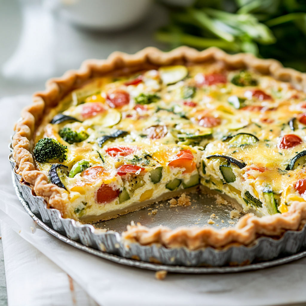 Springtime Vegetable Quiche