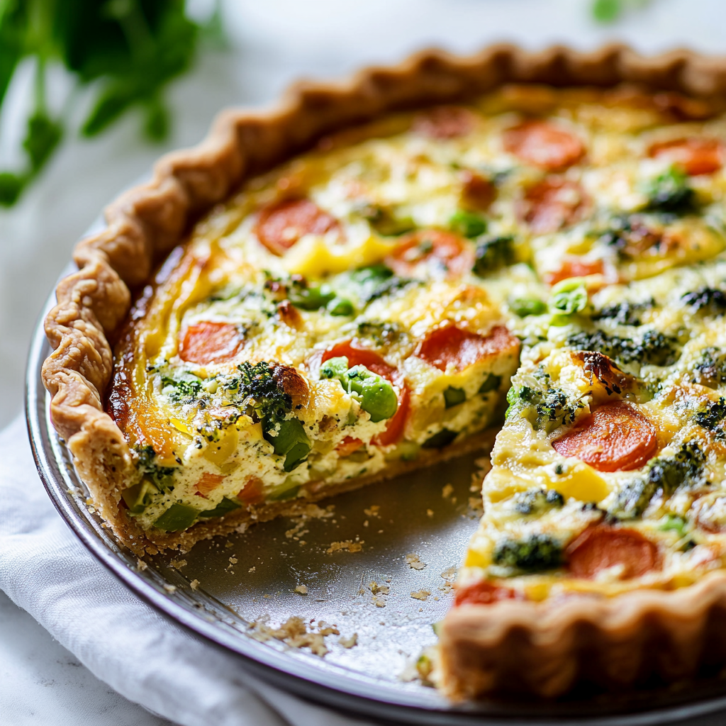 Springtime Vegetable Quiche